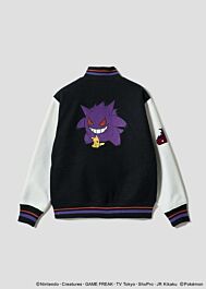 Aitai☆Kuji Pokemon Graniph Ghost Collection Varsity Jacket Pikachu & Gengar