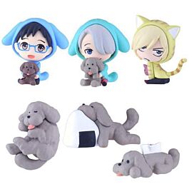 Aitai☆Kuji Yuri On Ice Chara Forme Swing Mascot Figurines SET