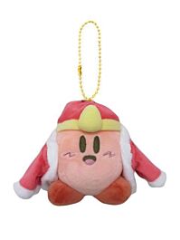 Aitai☆Kuji Kirby's Dream Land Pupupu Friends Kirby Mascot Plush Keychain