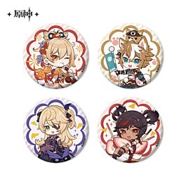 Aitai☆Kuji Genshin Impact Hoyoverse Q Series Chibi Can Badge