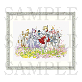 Aitai☆Kuji Fate & Fate/EXTRA ARTWORKS Aniplex flower parade Framed Main ...