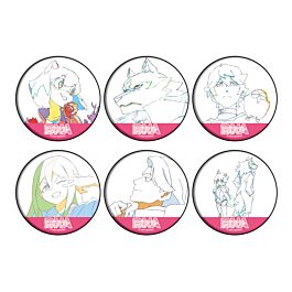 Aitai☆Kuji BNA: Brand New Animal Graffart Sketch Can Badge SET