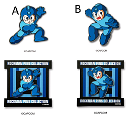 Aitai☆Kuji Mega Man Spider Webs Pin Badge